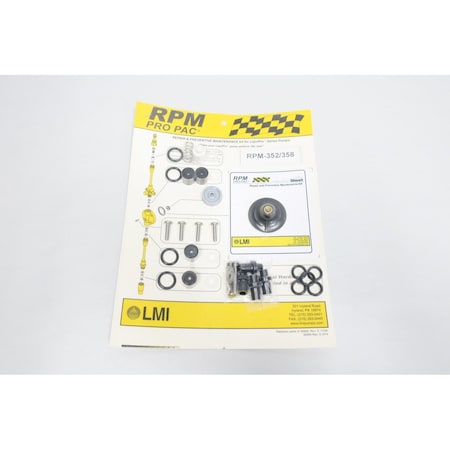 Lmi Milton Roy Rpm Pro Pac Repair Kit For Liquipro Pumps Pump Parts And ...