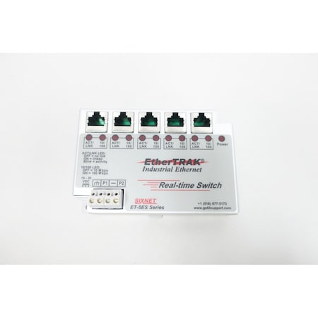 Sixnet Ethertrak Real-Time Switch 10-30V-Dc Ethernet and Communication ...