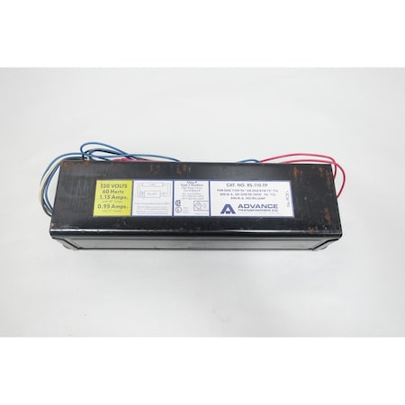 Advance Rapid Start 87112W 120VAc Ballast RS-110-TP | Zoro