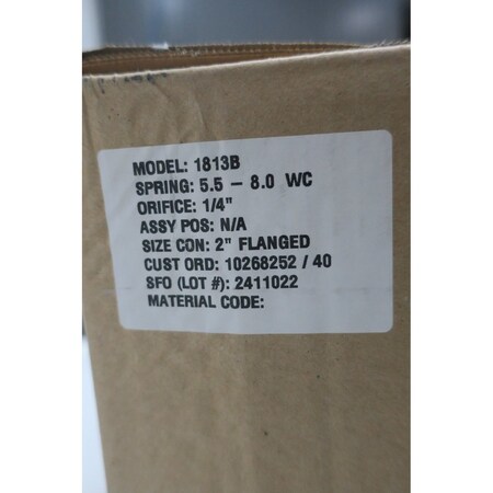 Elster 558InWc 600 Iron Flanged 2In Pressure Reducing Regulator Valve ...