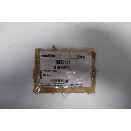 Rexnord Omega 40 Hrb Steel Hub 10287437 | Zoro
