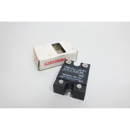 Crydom Contactor 24VDc 25A Amp 800VDc Solid State Relay SSC800-25-24 | Zoro