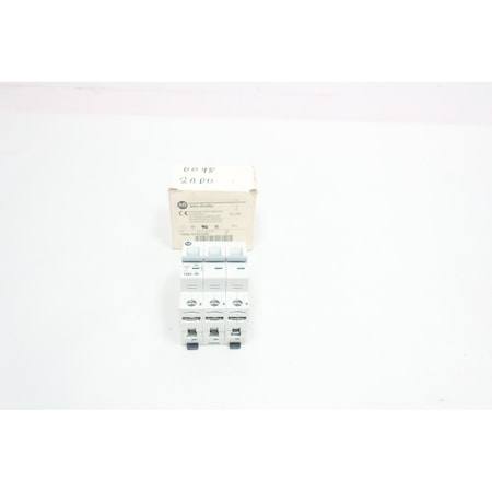 ALLEN BRADLEY 3A, 3 pole Miniature Circuit Breaker, 1492-SP, 277/480V ...