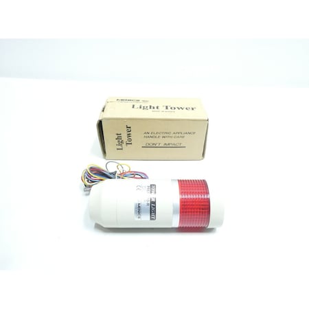 Menics RED TOWER LIGHT 110V-AC STACK LIGHT ASSEMBLY PREF-110-R | Zoro