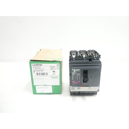 SCHNEIDER 100A, 3 pole Molded Case Circuit Breaker, 690V AC, - LV429760