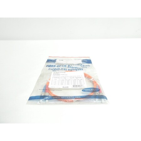 Wirewerks FIBER OPTIC PATCH CORD 1M CORDSET CABLE PC-SA-STCSTC-001 | Zoro