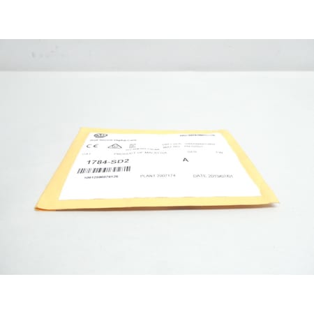 Allen Bradley 2GB SECURE DIGITAL CARD SER A PLC AND DCS PARTS AND ...