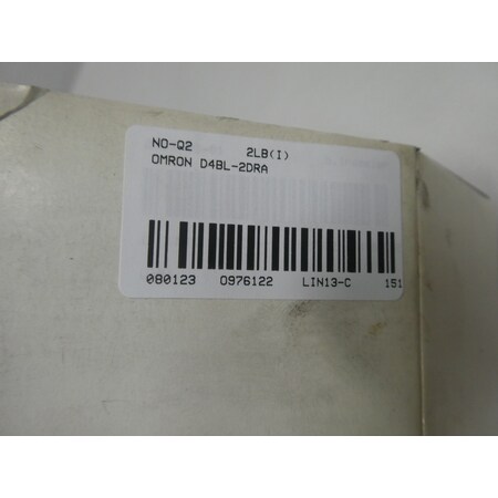 Omron 3A SAFETY DOOR LOCK 250V-AC D4BL-2DRA | Zoro