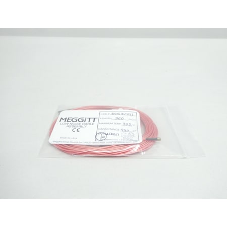 Meggitt LOW NOISE 360IN CORDSET CABLE 3053VMI | Zoro