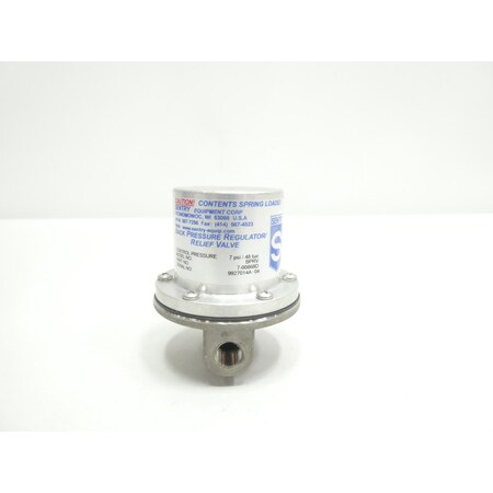 Sentry BACK PRESSURE RELIEF 7PSI 1/4IN NPT PRESSURE REDUCING REGULATOR ...