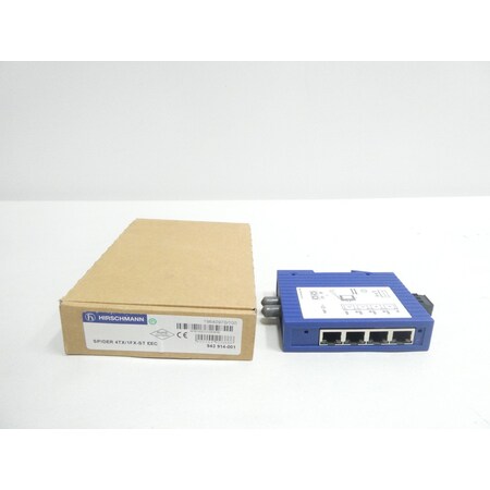 Hirschmann HIRSCHMANN SPIDER 4TX/1FX-ST EEC UNMANAGED RAIL SWITCH 9.6 ...