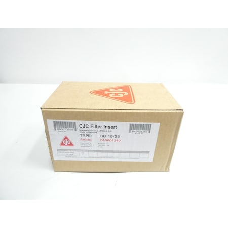 Cjc FILTER INSERT HYDRAULIC FILTER ELEMENT BG 15/25 PA5601340 | Zoro