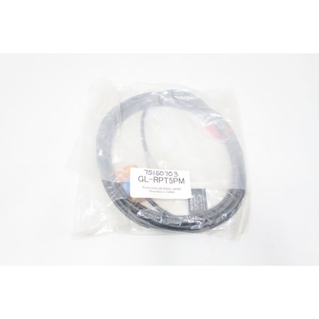 Keyence 5M CORDSET CABLE GL-RPT5PM | Zoro