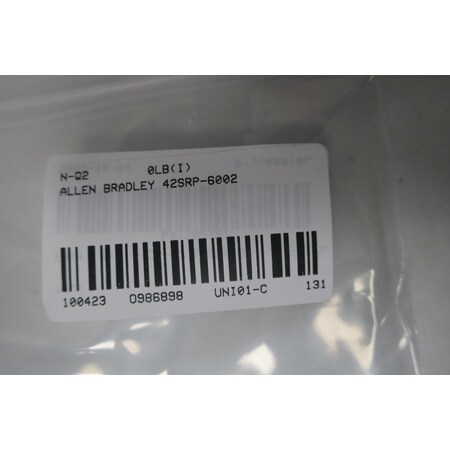 Allen Bradley PHOTOSWITCH 10-30V-DC PHOTOELECTRIC SENSOR 42SRP-6002 | Zoro