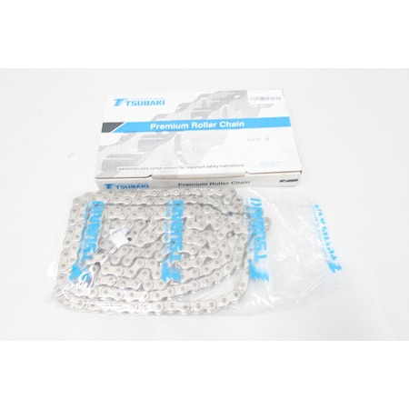 Tsubaki STAINLESS 10FT 5/8IN SINGLE ROLLER CHAIN RS50-SS-1-RP-U | Zoro