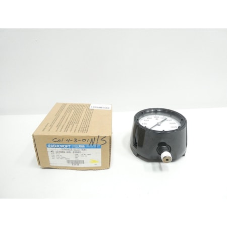 Ashcroft DURAGAUGE 4-1/2IN 1/2IN 0-2000PSI NPT PRESSURE GAUGE 45-1279 ...