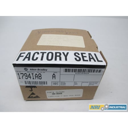 Allen Bradley Flex Input I/o Module 1794-IA8 | Zoro