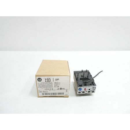 Allen Bradley 1.6-5A AMP OVERLOAD RELAY 193-A1E1 | Zoro