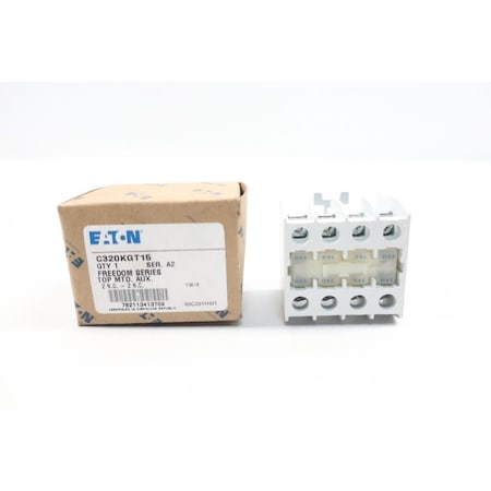 Eaton Freedom Series Auxiliary Contact Block C320KGT15 | Zoro
