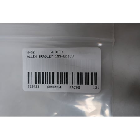 Allen Bradley 1-5A AMP OVERLOAD RELAY 193-ED1CB | Zoro