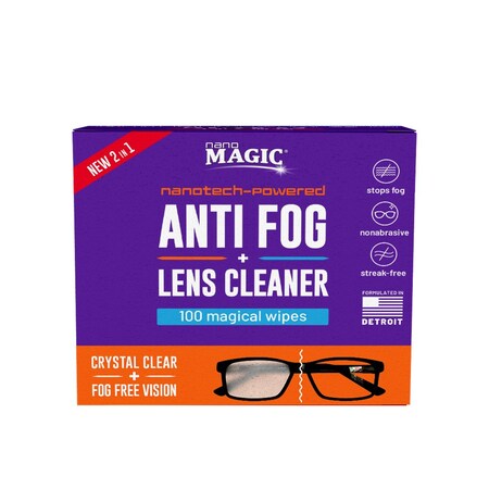 Nano Magic Anti Fog Lens Cleaning Wipes 100 Pack, 1ct 890100NMWA | Zoro