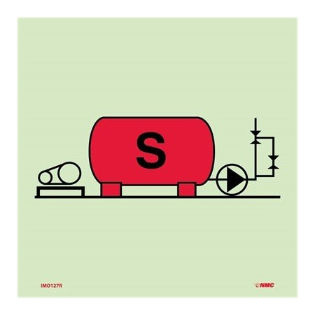 Nmc Symbol Sprinkler Installation Imo Label, IMO127R IMO127R | Zoro