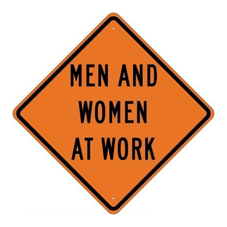 Nmc Men And Women At Work Sign TM290K | Zoro