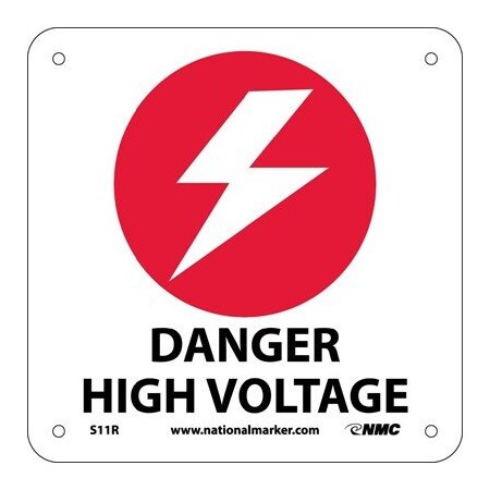 Nmc Danger High Voltage Sign S11R | Zoro