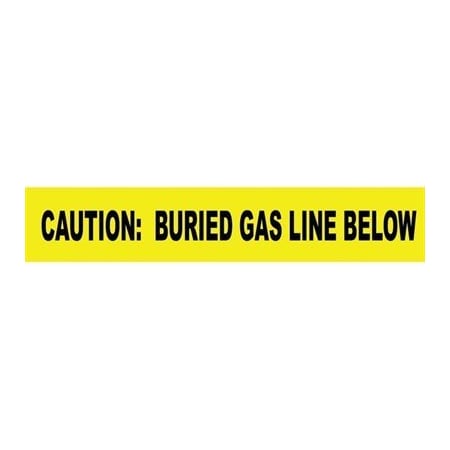 Nmc Caution Buried Gas Line Below ND6 YG | Zoro
