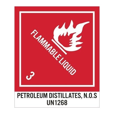 Nmc Flammable Liquid Petroleum Distillantes UN1268AL | Zoro
