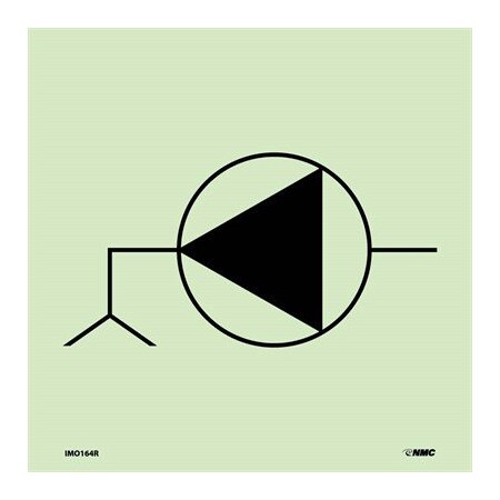 Nmc Symbol Bilge Pump Imo Label, IMO164R IMO164R | Zoro
