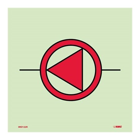 Nmc Symbol Emergency Fire Pump Imo Label IMO122R | Zoro