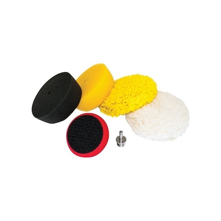 A E S Industries 5pc 3in Mini Buffing Pad Set 76400 | Zoro