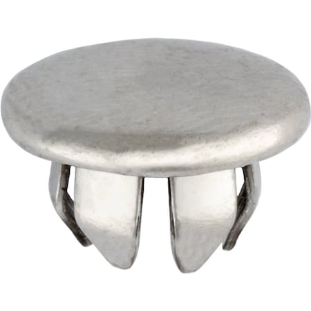 Auveco METAL PLUG BUTTON 1-1/4 HOLE NICKEL PLTD, 10PK 10231 | Zoro