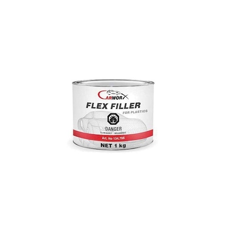 Carworx Flex Filler For Plastics, 1 kg 134.796 | Zoro