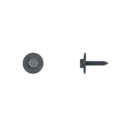 Disco Automotive Hardware Black Phos. Hex L/Washer Trim Screws, 50PK ...