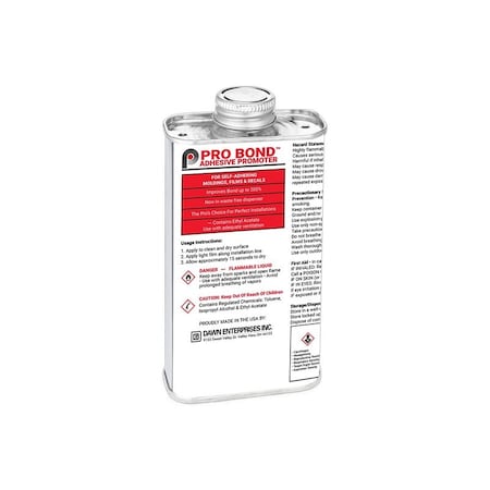 Dawn Enterprises Pro Bond Adhesive Promoter 8oz Can AP-08 | Zoro