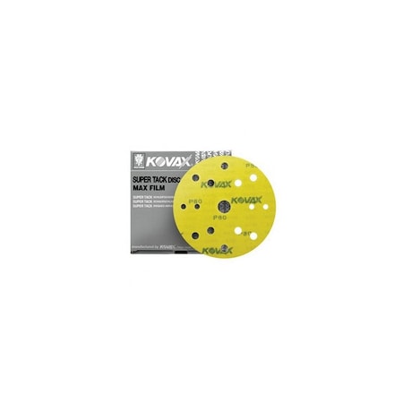 Eagle Abrasives KOVAX MaxFilm High Performance Sanding Disc, 6 in, 15 ...