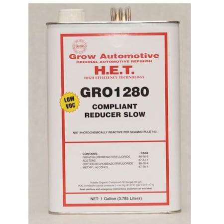 Grow Automotive COMPLIANT REDUCER SLOW, Gallon GRO1280/01 | Zoro