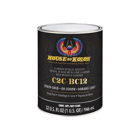 House Of Kolor C2C Glamour Metallic Basecoat Factory Pack Zenith Gold ...