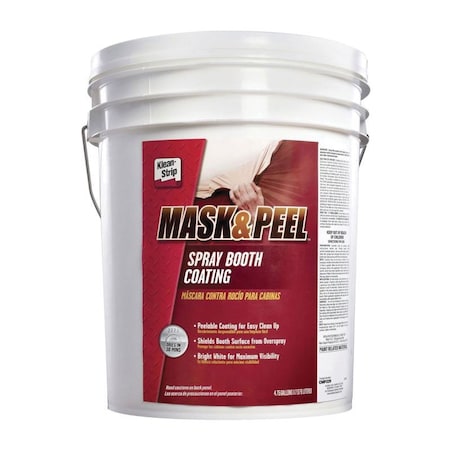 Klean-Strip Automotive MASK & PEEL SPRAY BOOTH COATING, 5 Gallon CMP229 ...