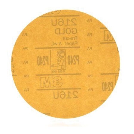3M 3M Hookit Gold Disc 216U, 00977, 6 in, P240A, 100 discs per box ...