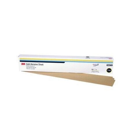 3M 3M Production Resinite Gold Sheet 02569, 2 3/4 in x 17 1/2 in, P150A ...