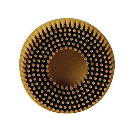 3M Scotch-Brite Roloc Bristle Disc 07525, 2 in x 5/8 Tapered MED, 4 bxs ...