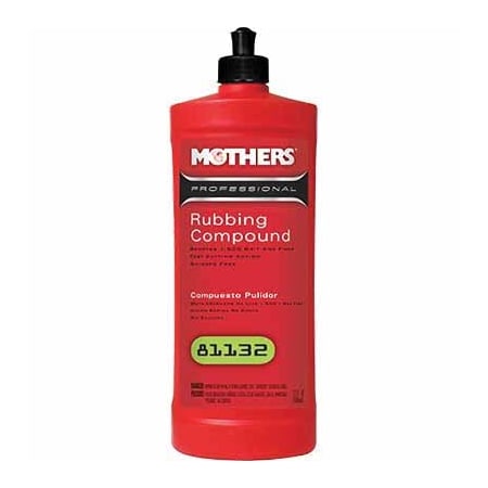 Mothers PRO RUBBING COMPOUND - 32 oz Quart 81132 | Zoro