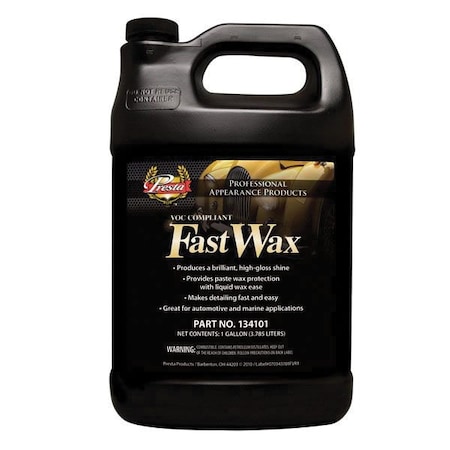 Presta Products VOC Compliant Fast Wax, 1-Gallon, Gallon 134101 | Zoro