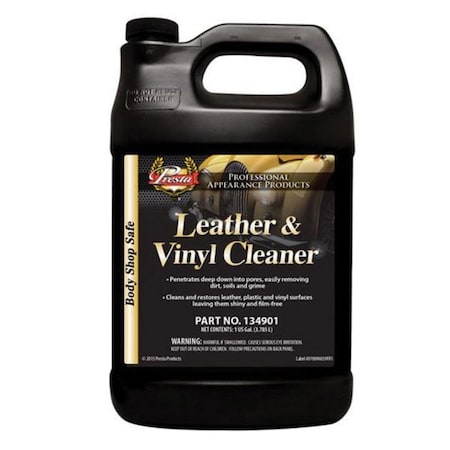 Presta Products Leather & Vinyl Cleaner, Gallon 134901 | Zoro