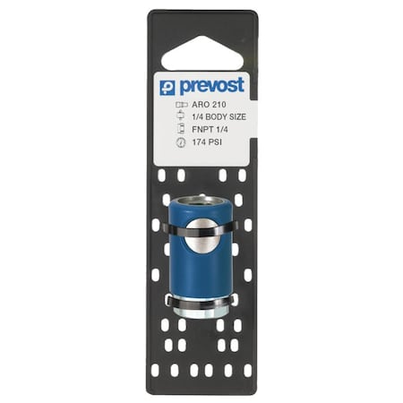 Prevost 1/4in Body x 1/4in FN ARO 210 Regular Coupler - Retail Package ...