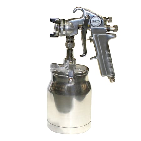 Pro-Tek Spray Equipment 1.6 MM.PAINT GUN WITH Quart ALUMINUM CUP 7635 ...