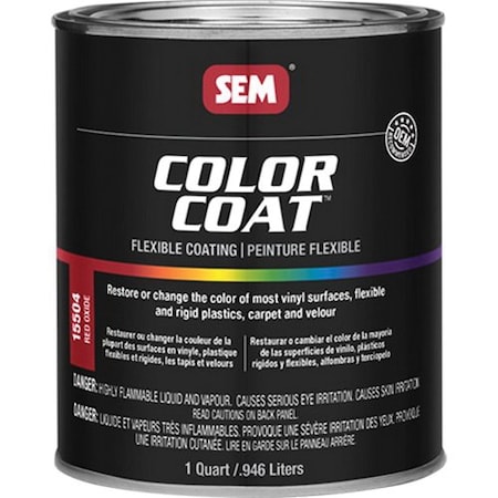 Sem COLOR COAT - Red Oxide Quart 15504 | Zoro